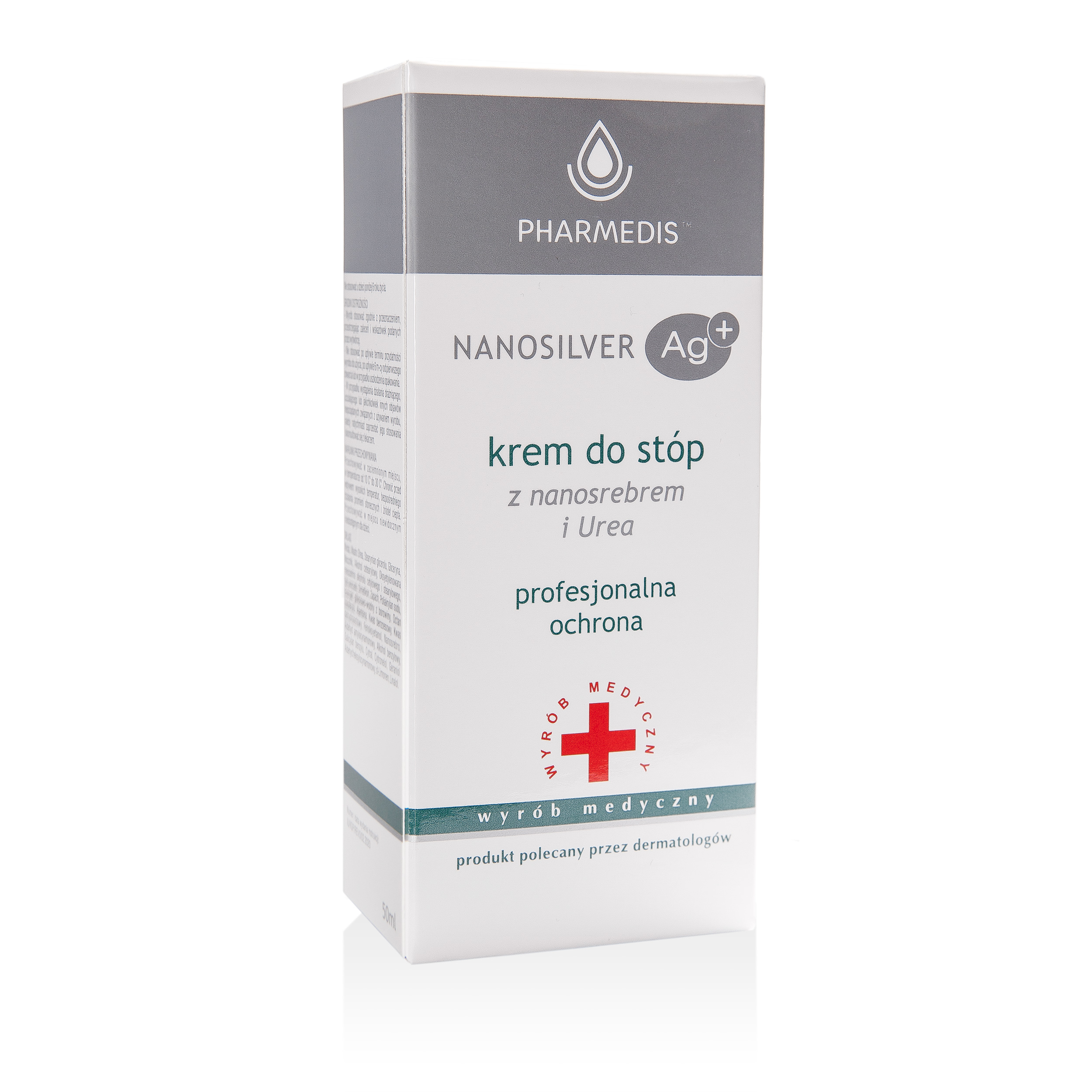 Krem do stóp ze srebrem i Urea 50ml - Kosmetyki naturalne Pharmedis ...